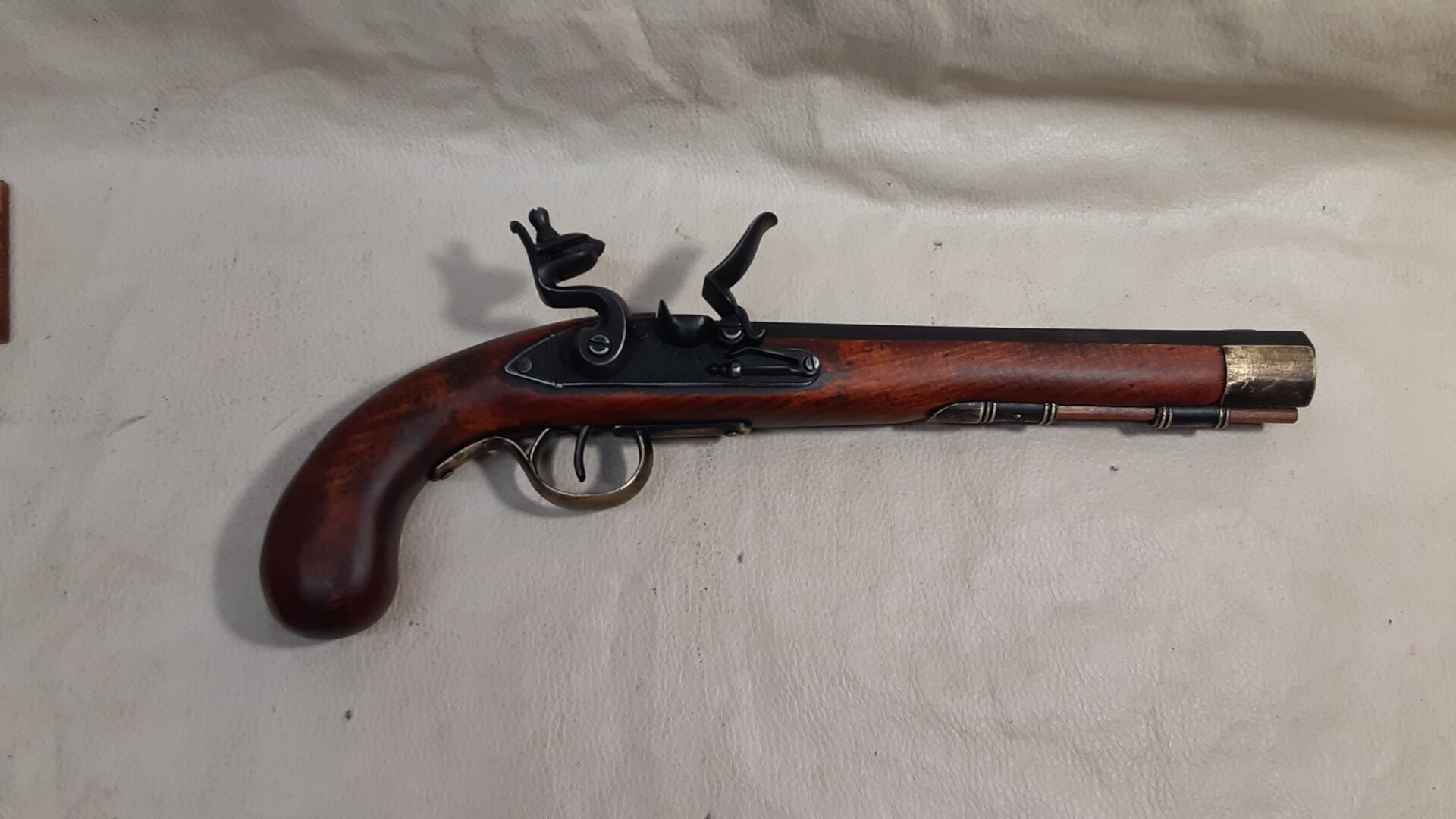 Steampunk Style 18th Century Aged Non Firing Deluxe Kentucky Flintlock