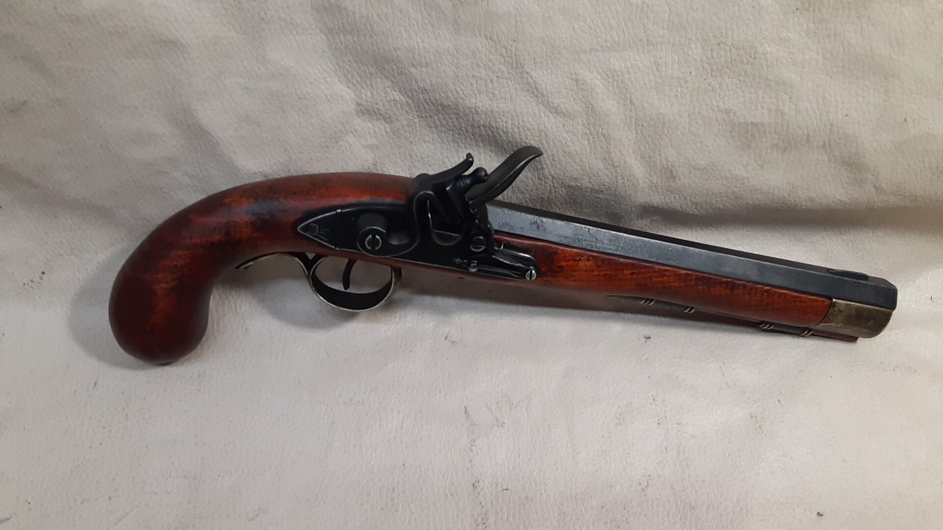 Steampunk Style 18th Century Aged Non Firing Deluxe Kentucky Flintlock