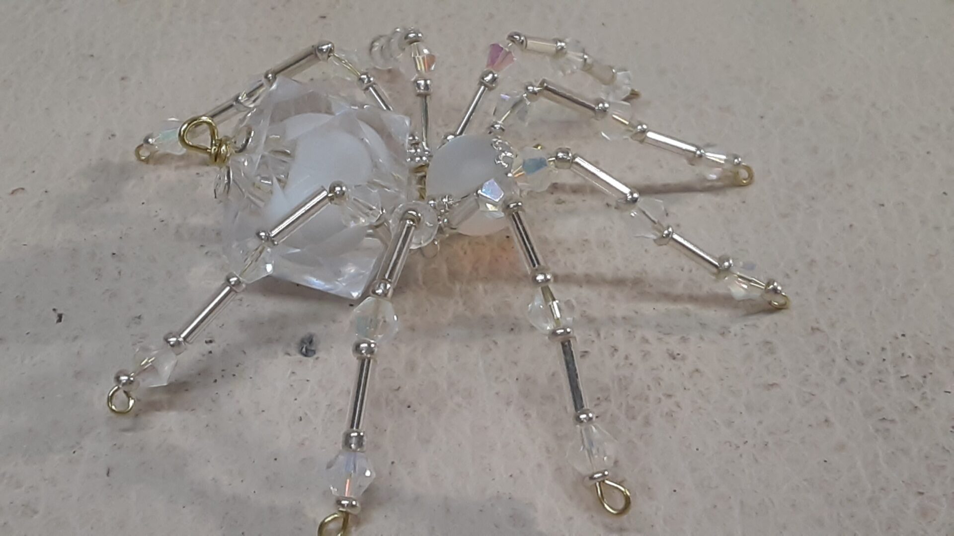 Steampunk/Christmas Crystalline Ice Cube Spider - Steam Forged Studios