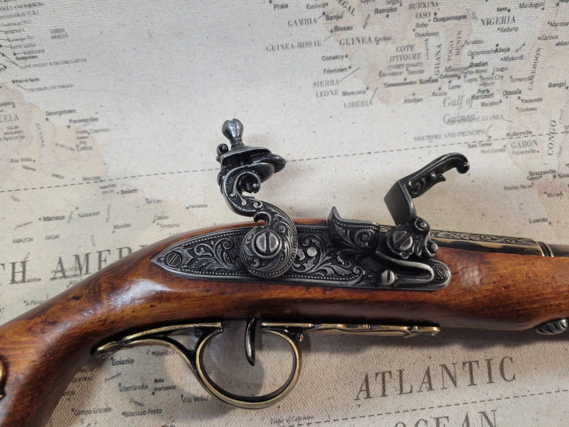 Right Handed Steampunk Style 18th Century Aged Non Firing Brass and ...