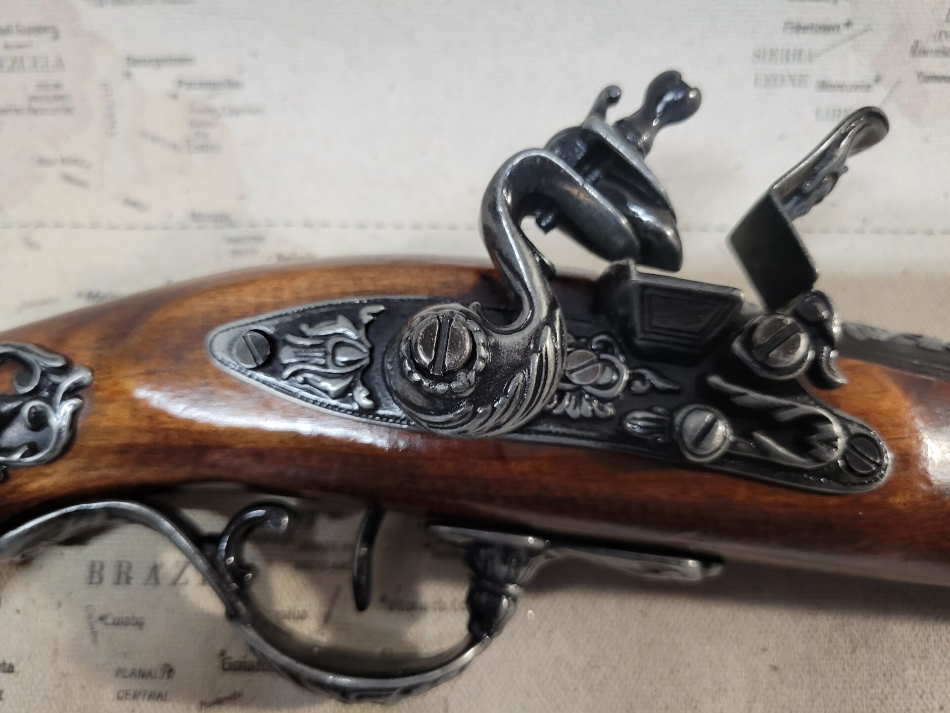 Right Handed Steampunk Style 18th Century Aged English Pewter Dueling ...