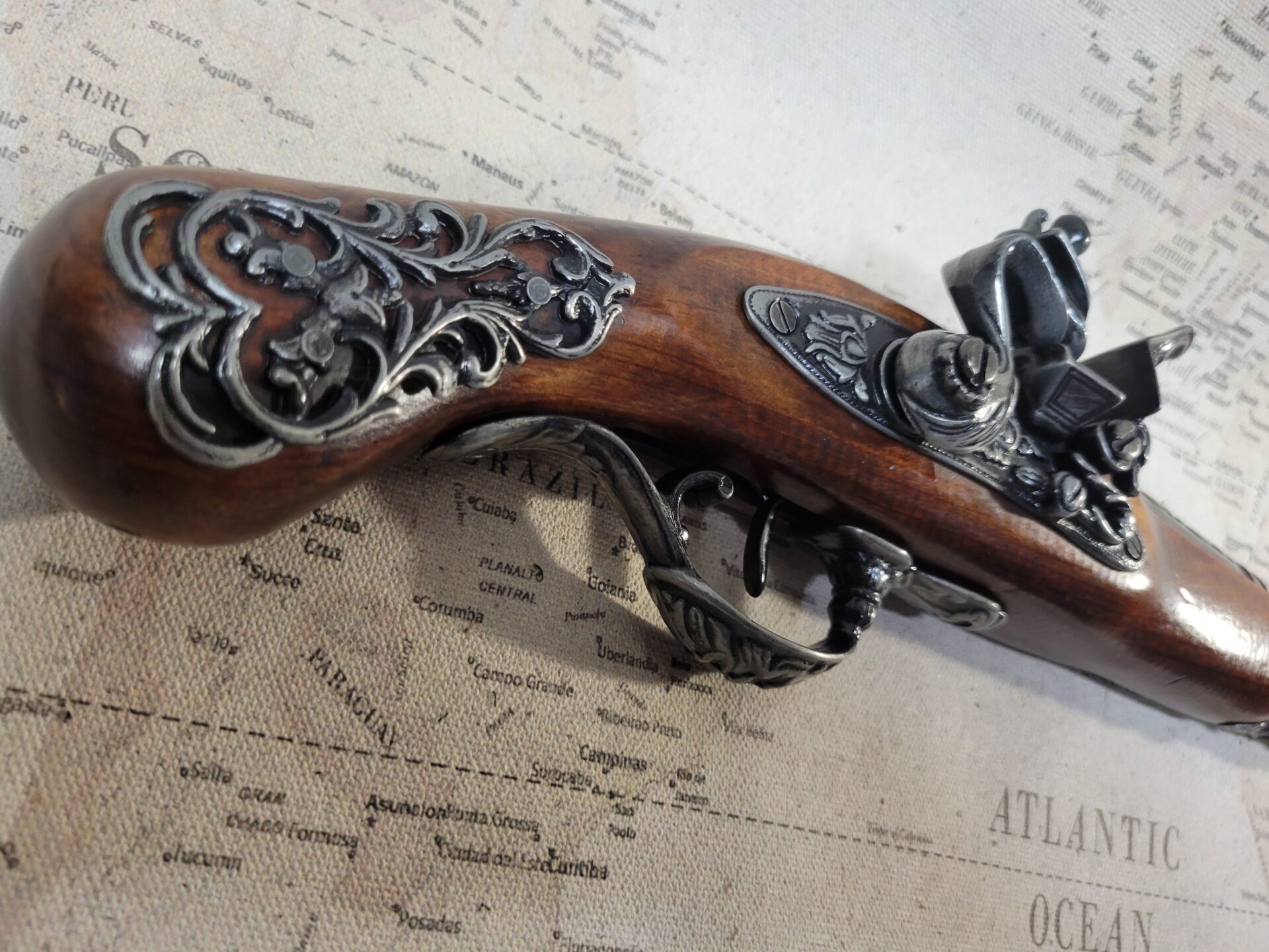 Right Handed Steampunk Style 18th Century Aged English Pewter Dueling ...